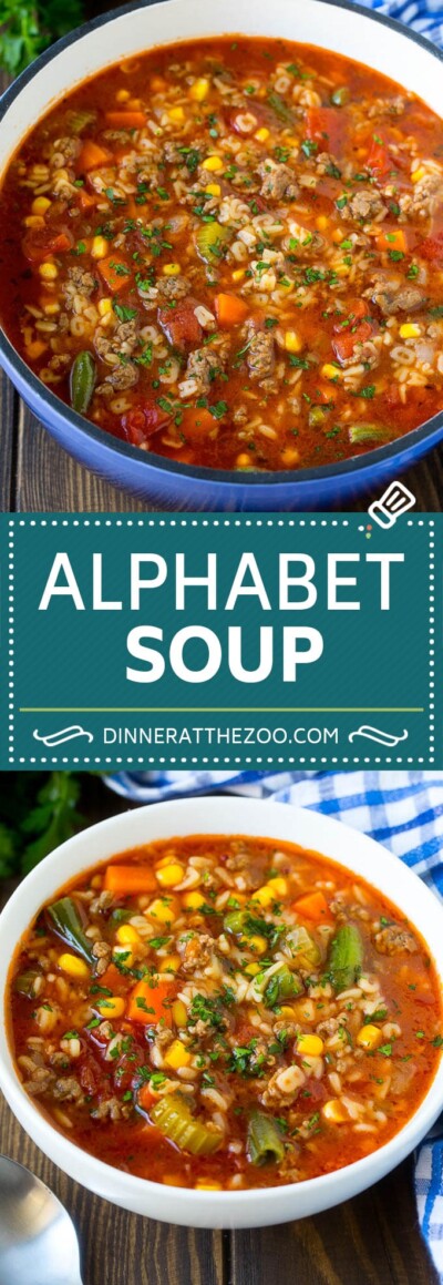 Alphabet Soup - Dinner at the Zoo