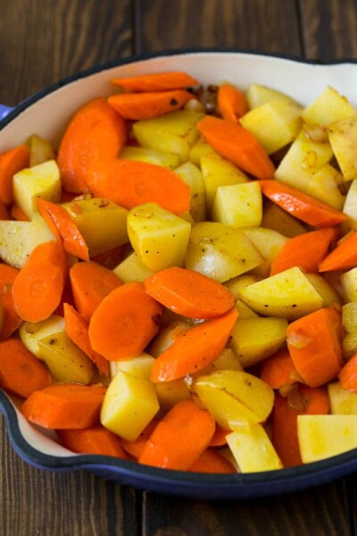 Braised Chicken with Carrots and Potatoes - Dinner at the Zoo
