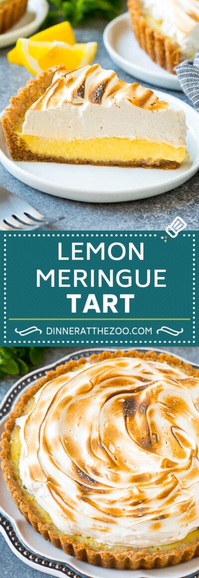 Lemon Meringue Tart - Dinner at the Zoo