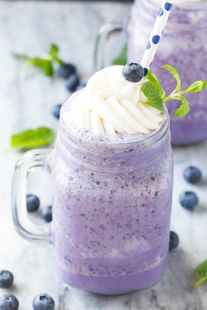 Blueberry Milkshake - Dinner at the Zoo