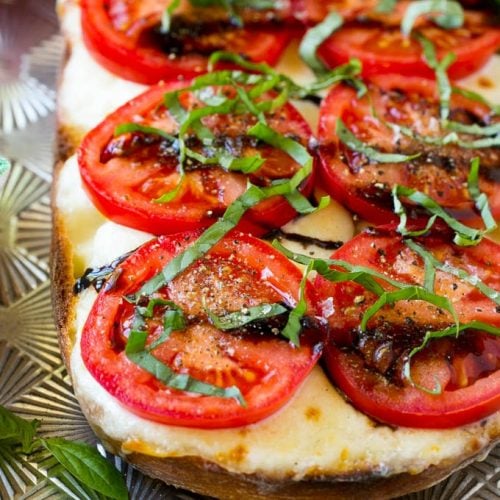 Caprese Bread - Dinner at the Zoo