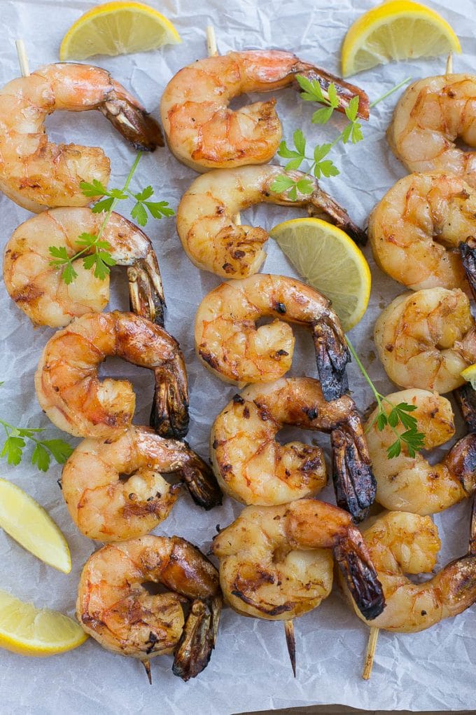 Grilled Sriracha Shrimp - Dinner at the Zoo