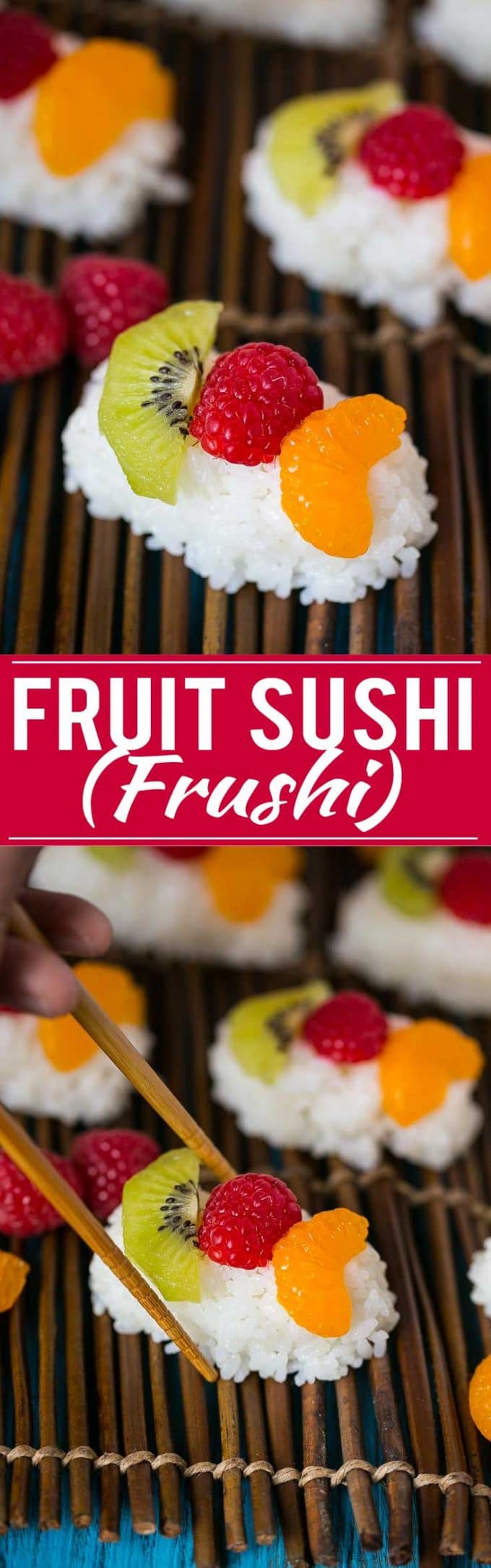 Fruit Sushi (Frushi) - Dinner at the Zoo