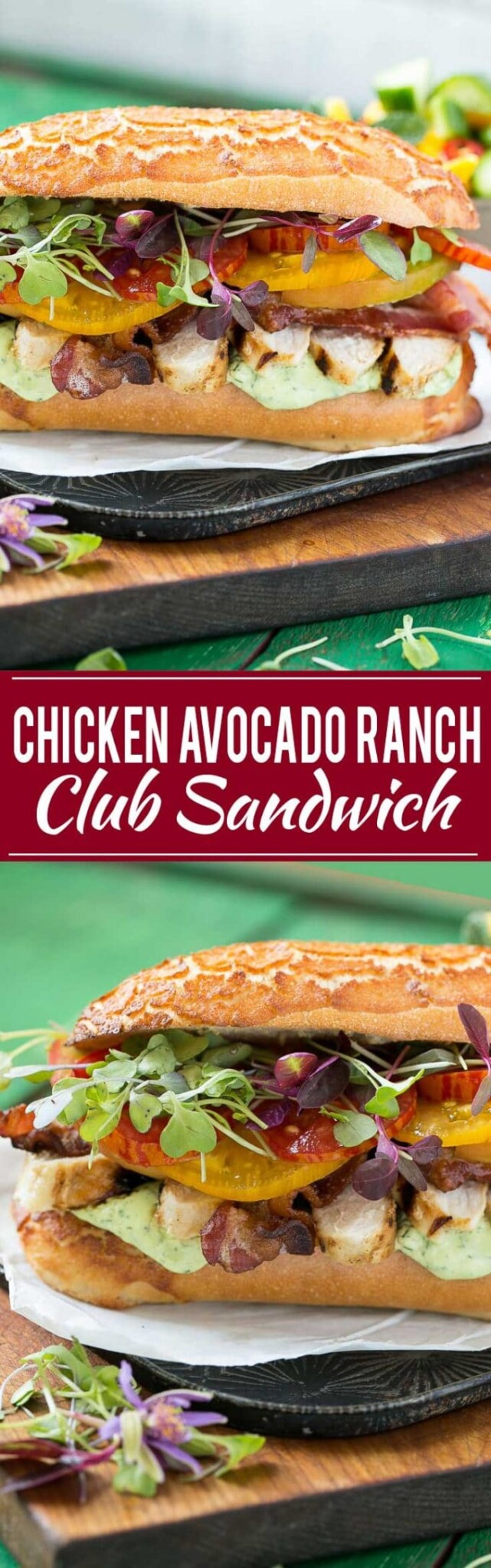 Chicken Club Sandwich - Dinner at the Zoo