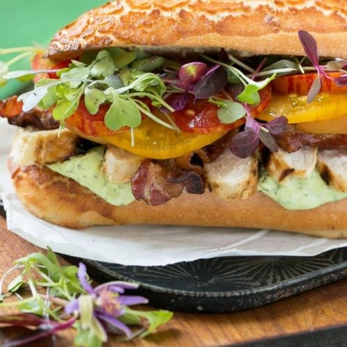 Chicken Club Sandwich - Dinner at the Zoo