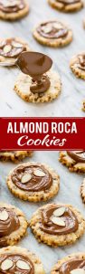 Almond Roca Cookies - Dinner at the Zoo