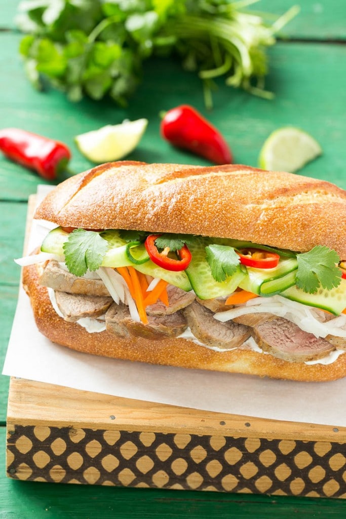 Bahn Mi Sandwich - Dinner at the Zoo