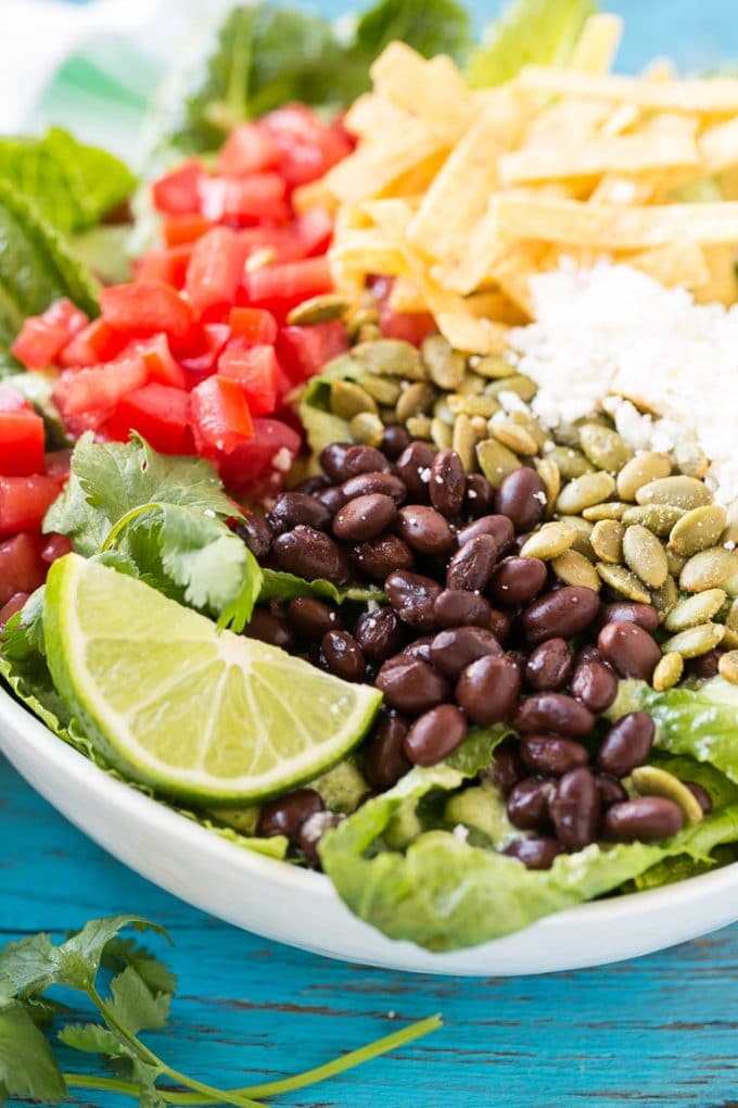 Mexican Caesar Salad - Dinner at the Zoo