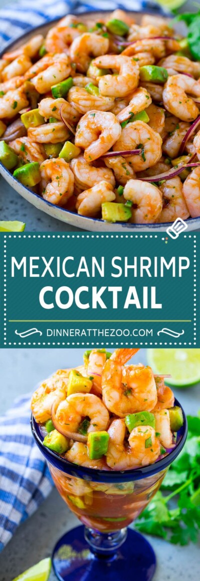Mexican Shrimp Cocktail (Coctel de Camarones) - Dinner at the Zoo