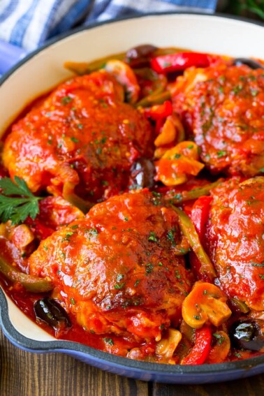 Chicken Cacciatore - Dinner at the Zoo