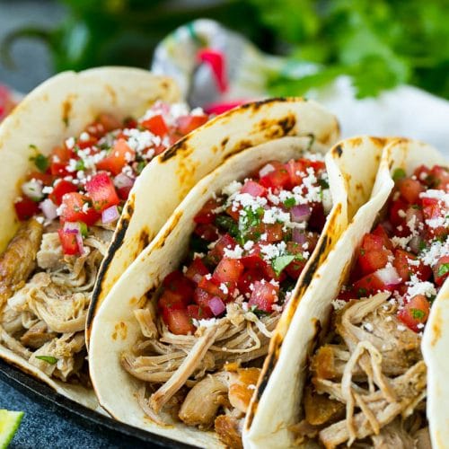 Pork Tacos (Slow Cooker) - Dinner at the Zoo