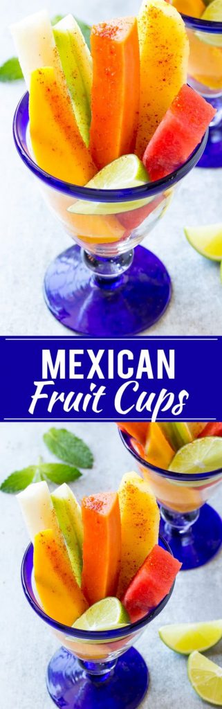 Mexican Fruit Cups - Dinner at the Zoo