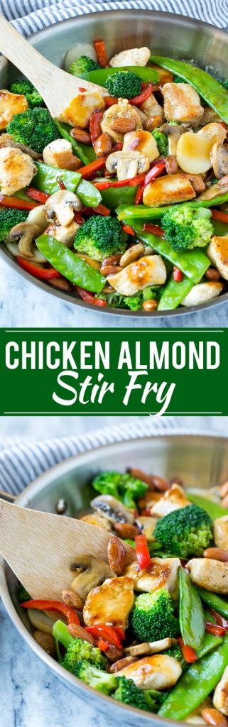 Chicken Almond Ding - Dinner at the Zoo