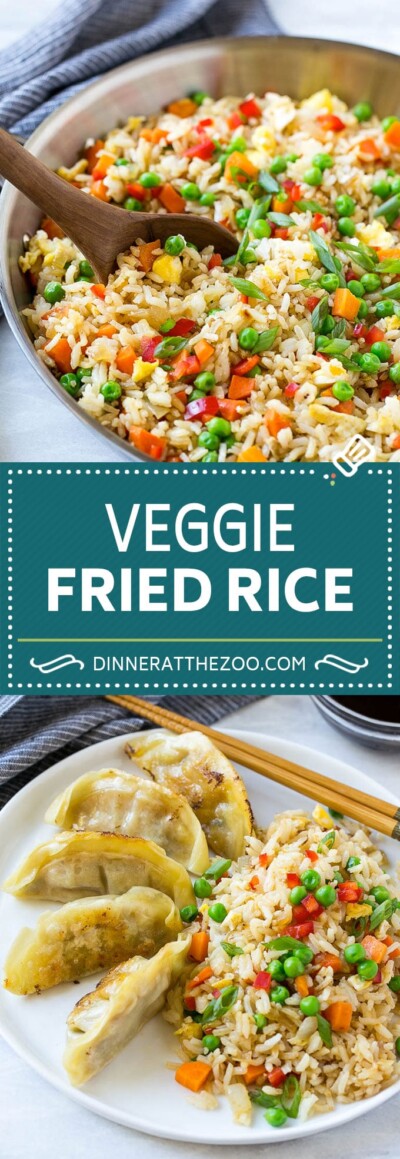 Veggie Fried Rice - Dinner at the Zoo