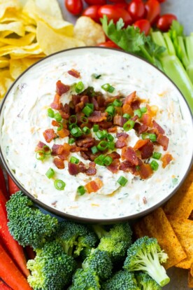 Bacon Ranch Dip - Dinner at the Zoo