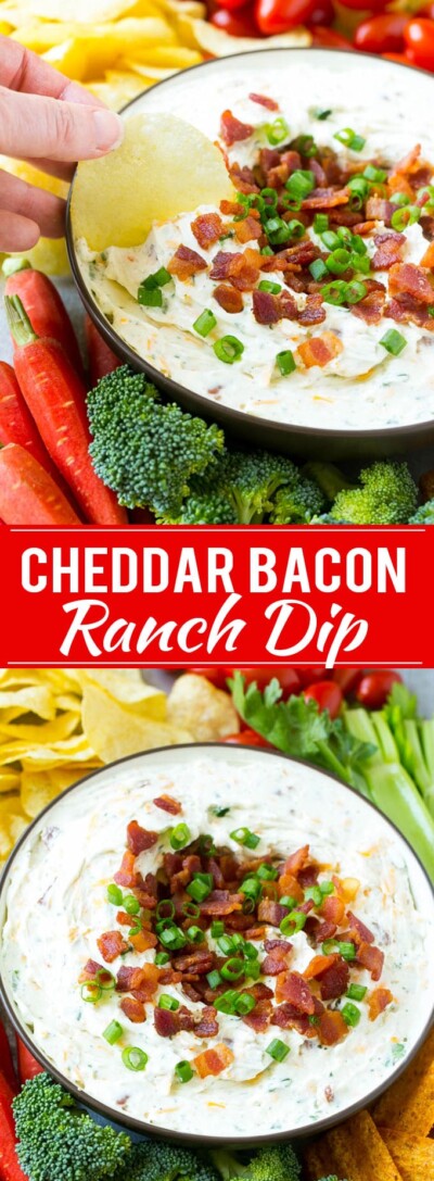Bacon Ranch Dip - Dinner at the Zoo