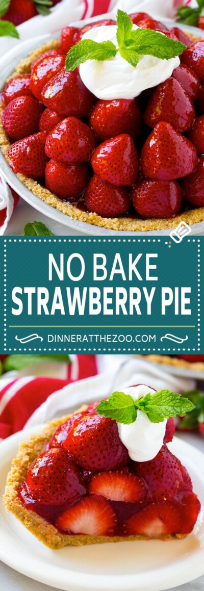 Fresh Strawberry Pie - Dinner at the Zoo