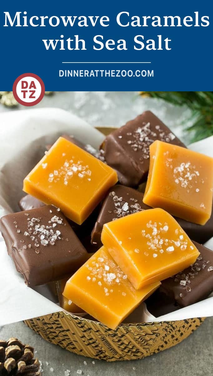 Microwave Caramels with Sea Salt - Dinner at the Zoo