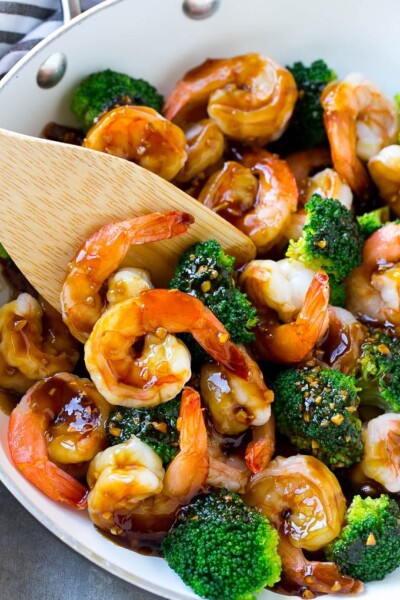 Honey Garlic Shrimp Stir Fry - Dinner at the Zoo