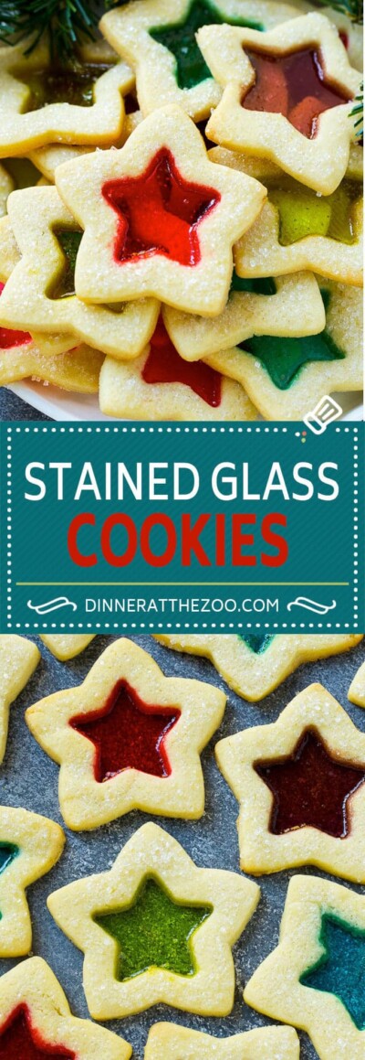 Stained Glass Cookies - Dinner at the Zoo