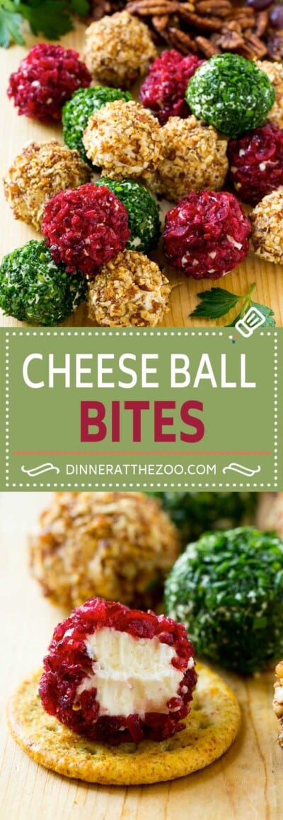 Cheese Ball Bites - Dinner at the Zoo