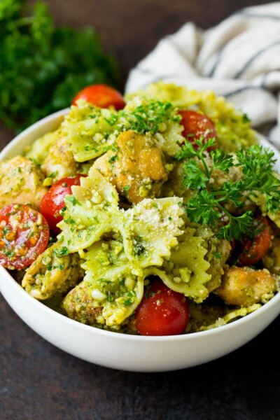 Chicken Pesto Pasta - Dinner at the Zoo