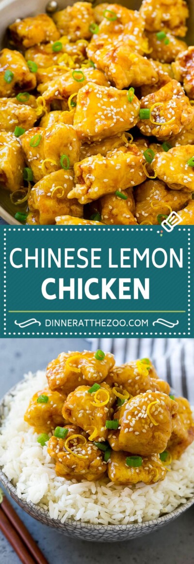 Chinese Lemon Chicken - Dinner at the Zoo