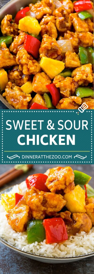 Sweet and Sour Chicken - Dinner at the Zoo