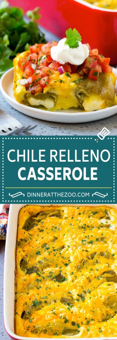 Chile Relleno Casserole - Dinner at the Zoo