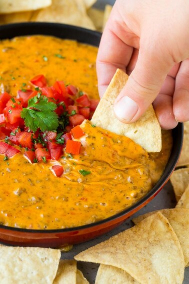 Rotel Dip with Beef - Dinner at the Zoo