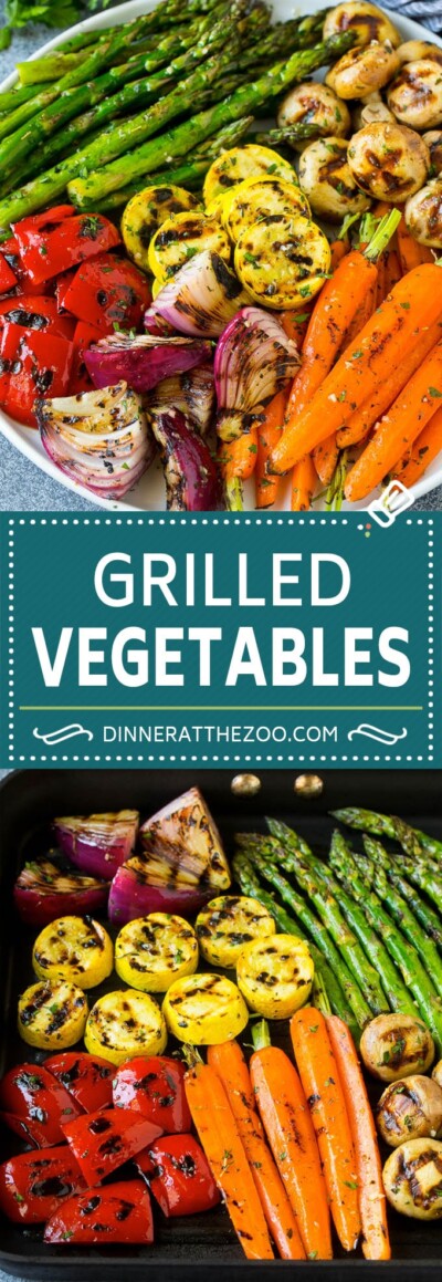 Grilled Vegetables - Dinner at the Zoo