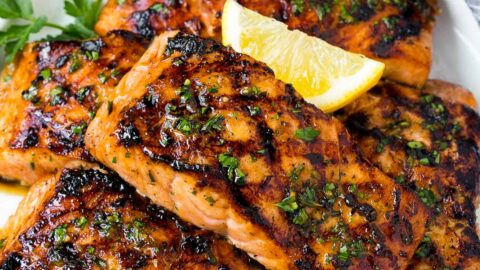Grilled Salmon Entree Grilled Alaska Salmon With Mango Chutney Salsa