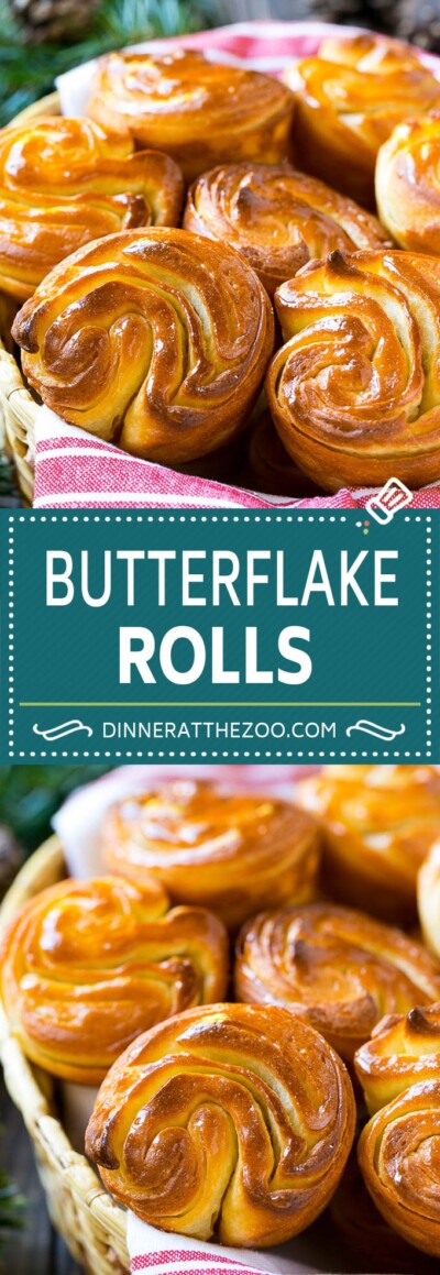 Butterflake Rolls - Dinner at the Zoo