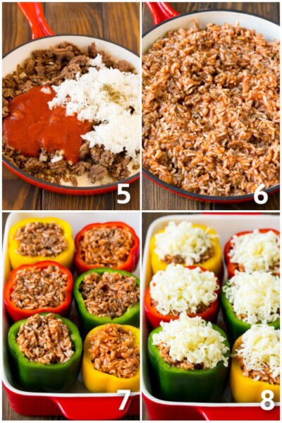 Stuffed Bell Peppers - Dinner at the Zoo