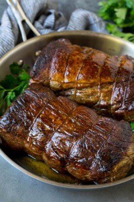 Beef Tenderloin with Garlic Butter - Dinner at the Zoo