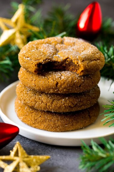 Molasses Cookies - Dinner at the Zoo