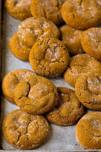 Molasses Cookies - Dinner at the Zoo