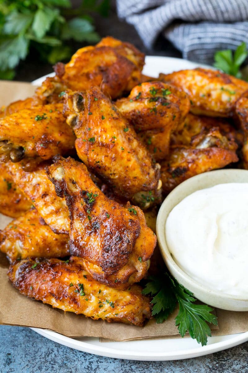 Baked Chicken Wings - Dinner at the Zoo