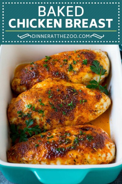 Baked Chicken Breast - Dinner at the Zoo