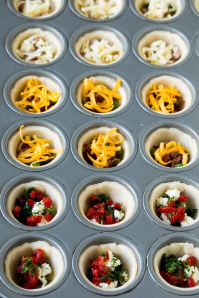 Mini Quiche Recipe (3 Flavors!) - Dinner at the Zoo