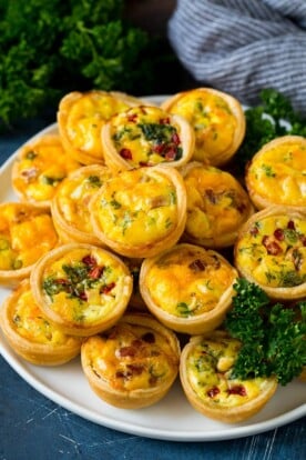 Mini Quiche Recipe (3 Flavors!) - Dinner at the Zoo
