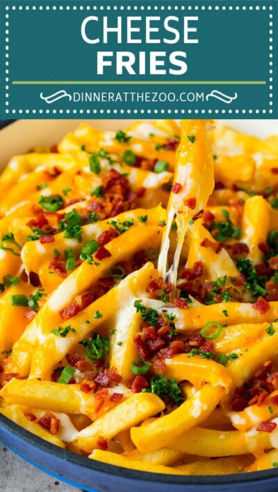 Cheese Fries with Bacon - Dinner at the Zoo