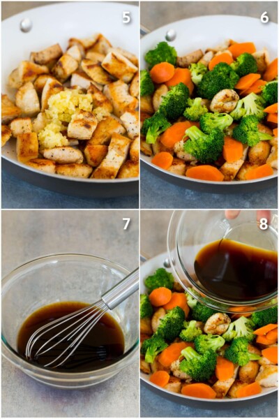 Honey Garlic Chicken Stir Fry - Dinner at the Zoo