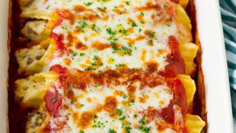 Easy Stuffed Manicotti Recipe Easy No Boil Vegetarian Manicotti