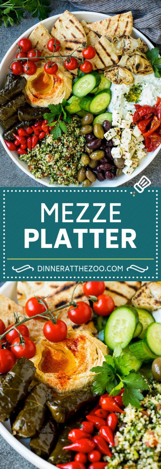 Mediterranean Mezze Platter - Dinner at the Zoo