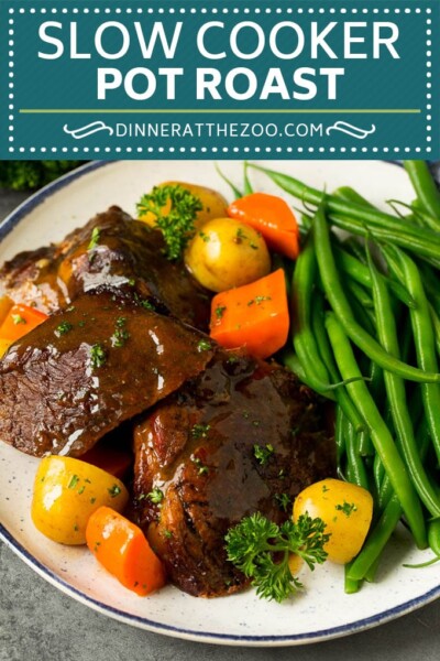 Slow Cooker Pot Roast - Dinner at the Zoo