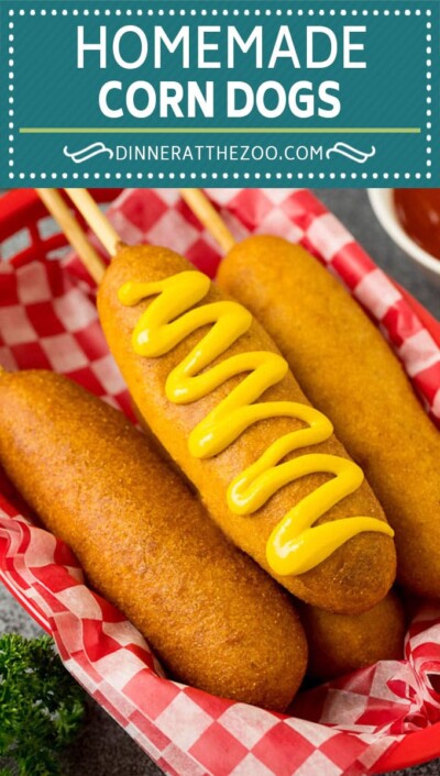 Corn Dogs Recipe - Dinner at the Zoo