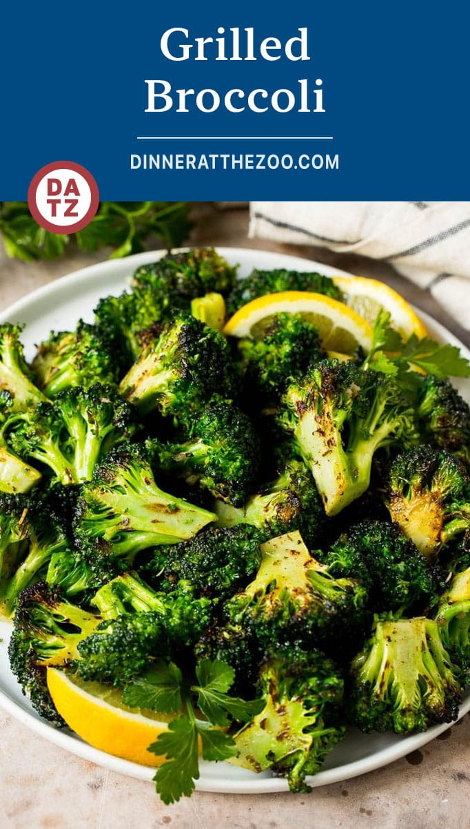 Grilled Broccoli Recipe - Dinner at the Zoo
