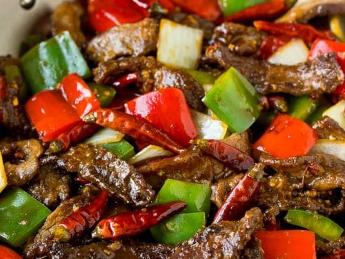 Szechuan Beef Chinese Food