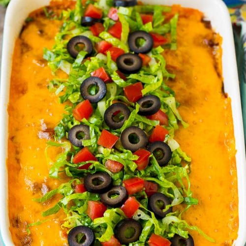 Taco Bake Recipe - Dinner at the Zoo